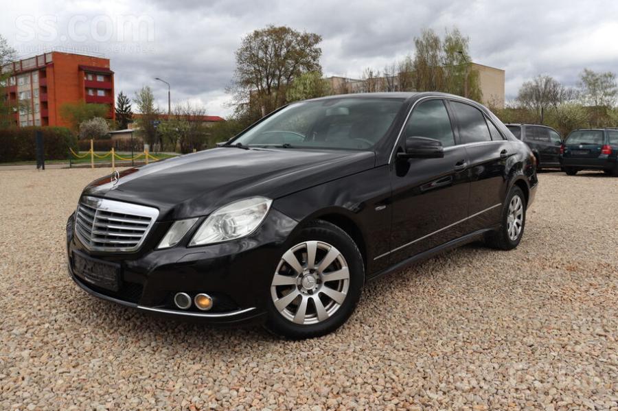 Melns Mercedes-Benz e-200 2009 Gulbene, ar dzinēja tilpumu 2.20 L un nobraukumu 0 tūkst. km par 10000 €, foto 1 vietnē AUTOMOTO.COM.LV