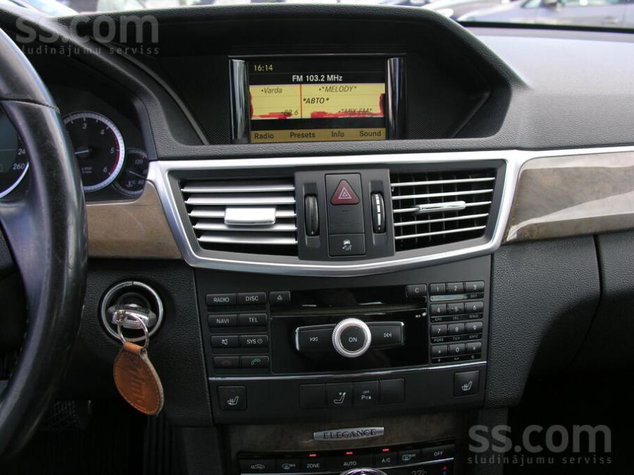 Черный Мерседес E 200 2009 в Рига, объемом двигателя 2.20 л и пробегом 0 тыс. км за 6500 €, фото 14 на AUTOMOTO.COM.LV