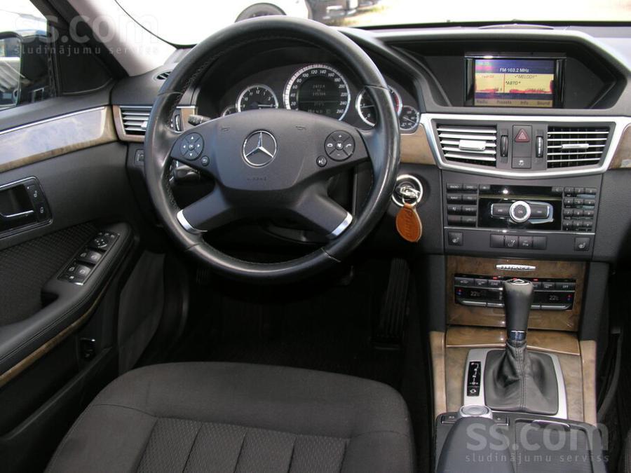 Черный Мерседес E 200 2009 в Рига, объемом двигателя 2.20 л и пробегом 0 тыс. км за 6500 €, фото 16 на AUTOMOTO.COM.LV