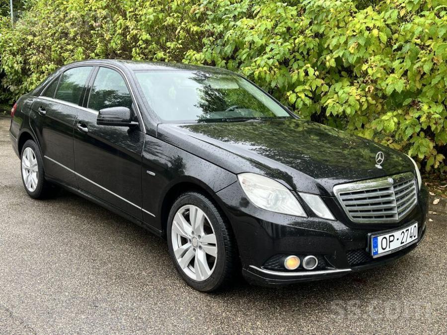 Melns Mercedes-Benz e-200 2009 Rīga, ar dzinēja tilpumu 2.10 L un nobraukumu 315 tūkst. km par 5700 €, foto 1 vietnē AUTOMOTO.COM.LV