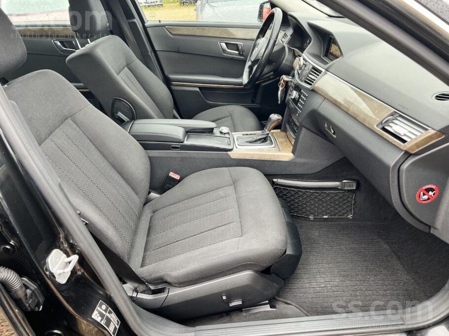Melns Mercedes-Benz e-200 2009 Rīga, ar dzinēja tilpumu 2.10 L un nobraukumu 315 tūkst. km par 5700 €, foto 6 vietnē AUTOMOTO.COM.LV
