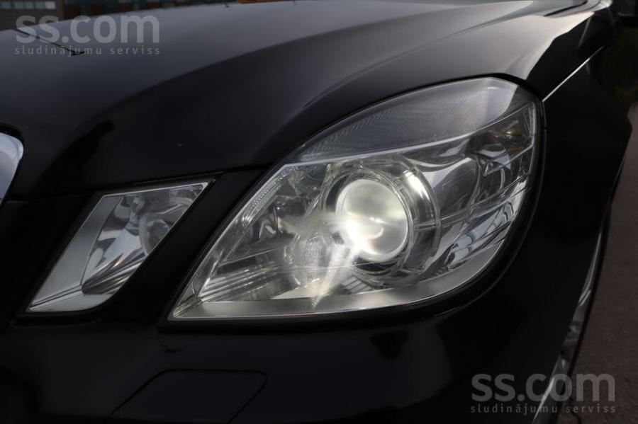 Black Mercedes-Benz e-200 2010 in Riga, with an engine capacity of 1.80 L and mileage of 243 thousand km for 6490 €, photo 24 on AUTOMOTO.COM.LV