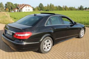 Черный Мерседес E 200 2010 в Салдус, объемом двигателя 2.20 л и пробегом 291 тыс. км за 6950 €, фото 5 на AUTOMOTO.COM.LV