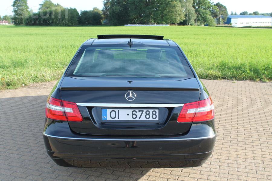 Черный Мерседес E 200 2010 в Салдус, объемом двигателя 2.20 л и пробегом 291 тыс. км за 6950 €, фото 6 на AUTOMOTO.COM.LV
