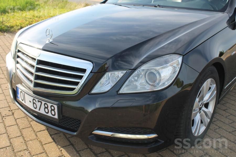 Черный Мерседес E 200 2010 в Салдус, объемом двигателя 2.20 л и пробегом 291 тыс. км за 6950 €, фото 9 на AUTOMOTO.COM.LV