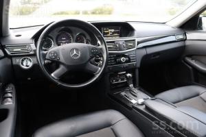Black Mercedes-Benz e-200 2010 in Riga, with an engine capacity of 1.80 L and mileage of 250 thousand km for 5990 €, photo 6 on AUTOMOTO.COM.LV