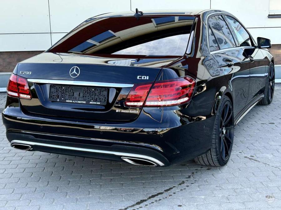Черный Мерседес E 200 2014 в Кретинга, объемом двигателя 2.14 л и пробегом 229 тыс. км за 9990 €, фото 7 на AUTOMOTO.COM.LV