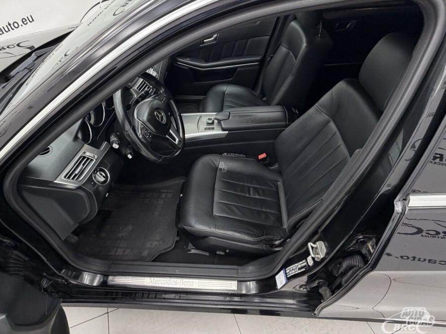 Черный Мерседес E 200 2016 в Авиженяй, объемом двигателя 2.20 л и пробегом 287 тыс. км за 8500 €, фото 21 на AUTOMOTO.COM.LV