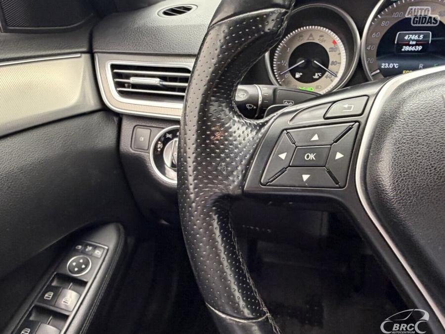 Черный Мерседес E 200 2016 в Авиженяй, объемом двигателя 2.20 л и пробегом 287 тыс. км за 8500 €, фото 30 на AUTOMOTO.COM.LV