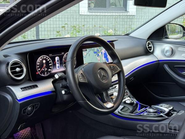 Black Mercedes-Benz e-200 2017 in Riga, with an engine capacity of 2.00 L and mileage of 0 thousand km for 16980 €, photo 9 on AUTOMOTO.COM.LV