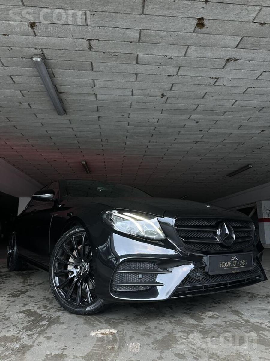 Black Mercedes-Benz e-200 2019 in Riga, with an engine capacity of 2.00 L and mileage of 89 thousand km for 29000 €, photo 4 on AUTOMOTO.COM.LV
