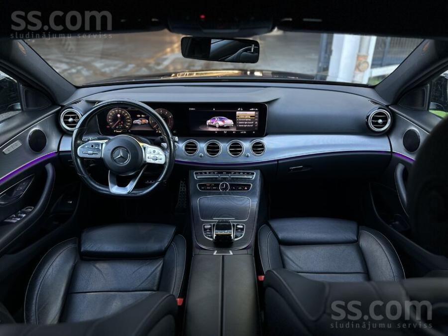 Black Mercedes-Benz e-200 2019 in Riga, with an engine capacity of 2.00 L and mileage of 89 thousand km for 29000 €, photo 21 on AUTOMOTO.COM.LV