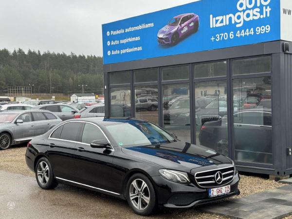 Black Mercedes-Benz e-200 2019 in Vilnius, with an engine capacity of 2.00 L and mileage of 176 thousand km for 16950 €, photo 2 on AUTOMOTO.COM.LV