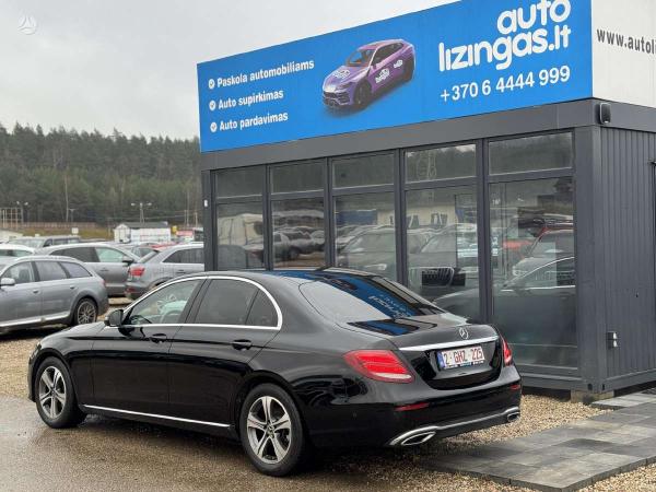 Black Mercedes-Benz e-200 2019 in Vilnius, with an engine capacity of 2.00 L and mileage of 176 thousand km for 16950 €, photo 3 on AUTOMOTO.COM.LV