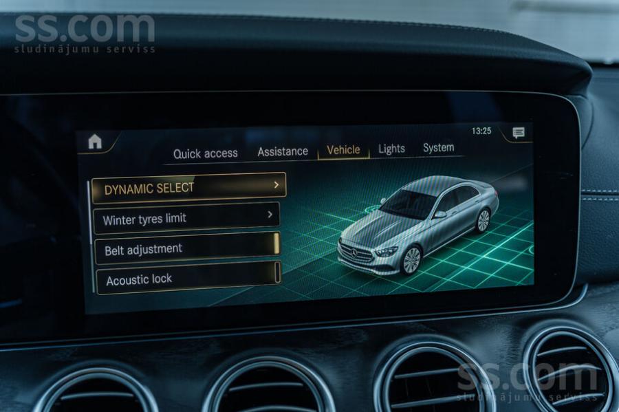 Черный Мерседес E 200 2023 в Рига, объемом двигателя 2.00 л и пробегом 88 тыс. км за 41000 €, фото 23 на AUTOMOTO.COM.LV