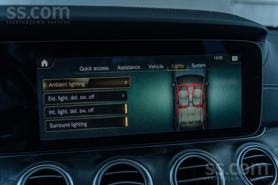 Черный Мерседес E 200 2023 в Рига, объемом двигателя 2.00 л и пробегом 88 тыс. км за 41000 €, фото 24 на AUTOMOTO.COM.LV