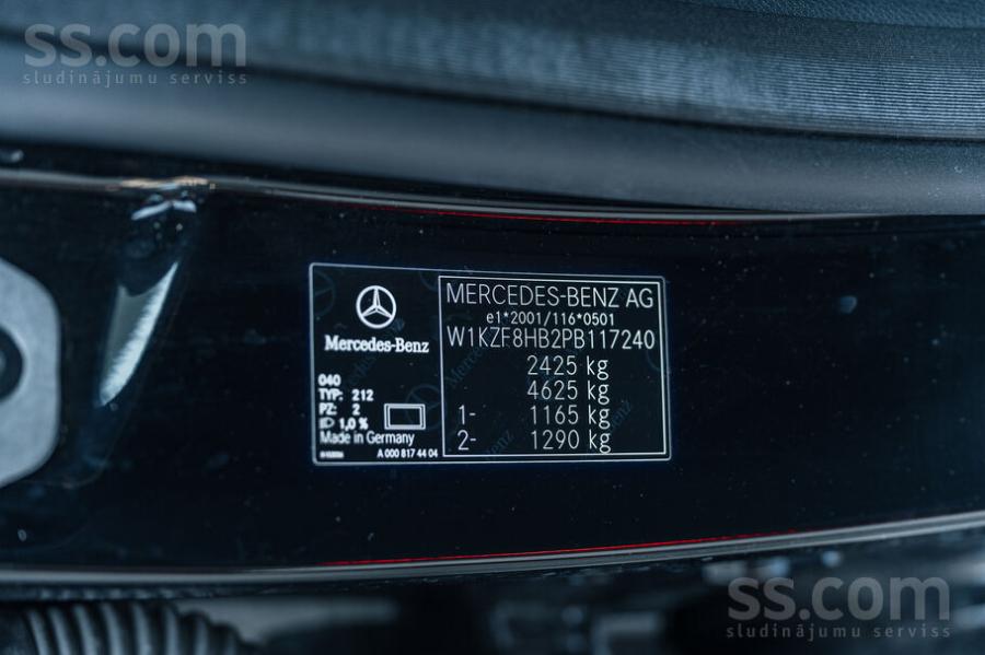 Черный Мерседес E 200 2023 в Рига, объемом двигателя 2.00 л и пробегом 88 тыс. км за 41000 €, фото 31 на AUTOMOTO.COM.LV