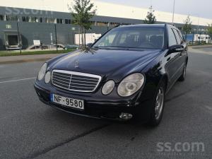 Черный Мерседес E 200 2003 в Рига, объемом двигателя 2.00 л и пробегом 0 тыс. км за 2490 €, фото  на AUTOMOTO.COM.LV
