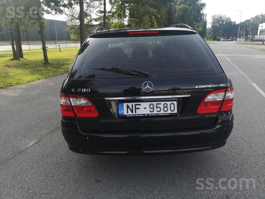 Черный Мерседес E 200 2003 в Рига, объемом двигателя 2.00 л и пробегом 0 тыс. км за 2490 €, фото 6 на AUTOMOTO.COM.LV