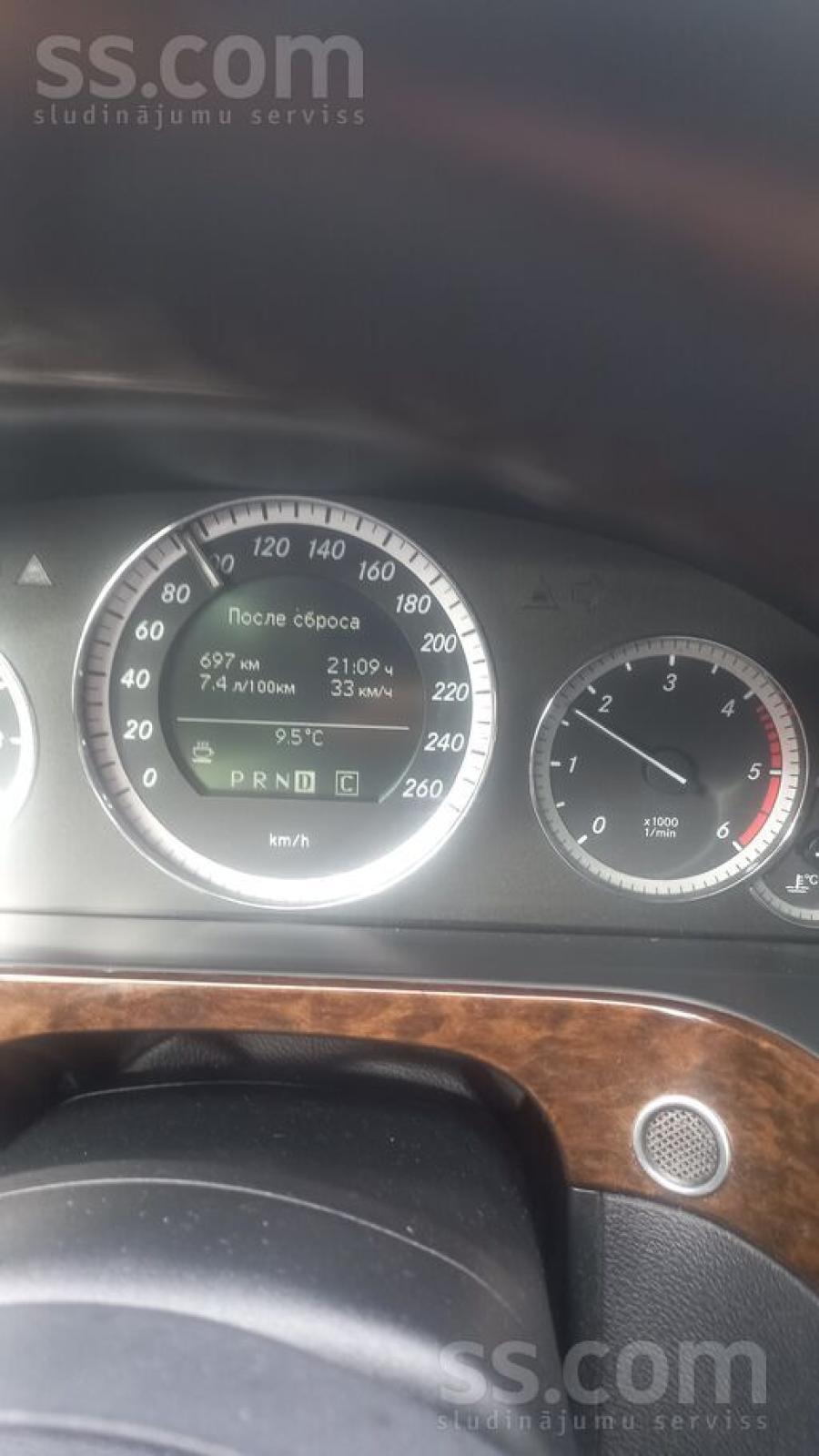 Черный Мерседес E 200 2009 в Екабпилс, объемом двигателя 2.20 л и пробегом 306 тыс. км за 5500 €, фото 28 на AUTOMOTO.COM.LV