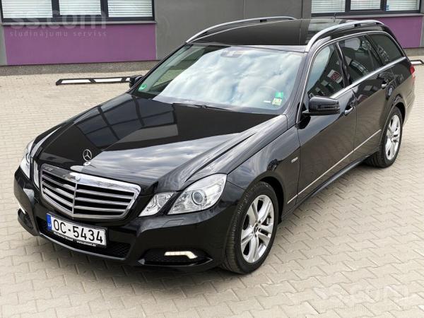 Black Mercedes-Benz e-200 2010 in Riga, with an engine capacity of 2.20 L and mileage of 300 thousand km for 4800 €, photo 5 on AUTOMOTO.COM.LV