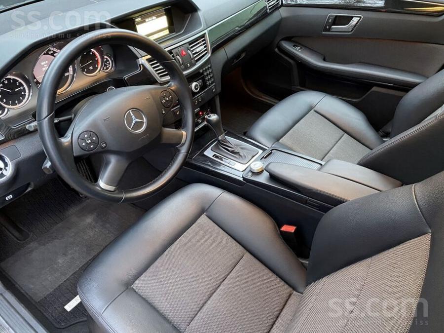 Melns Mercedes-Benz e-200 2010 Rīga, ar dzinēja tilpumu 2.20 L un nobraukumu 292 tūkst. km par 7500 €, foto 10 vietnē AUTOMOTO.COM.LV
