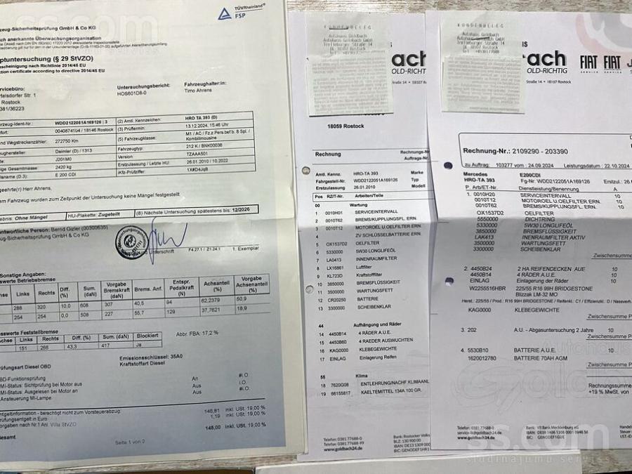 Черный Мерседес E 200 2010 в Рига, объемом двигателя 2.20 л и пробегом 292 тыс. км за 7500 €, фото 26 на AUTOMOTO.COM.LV