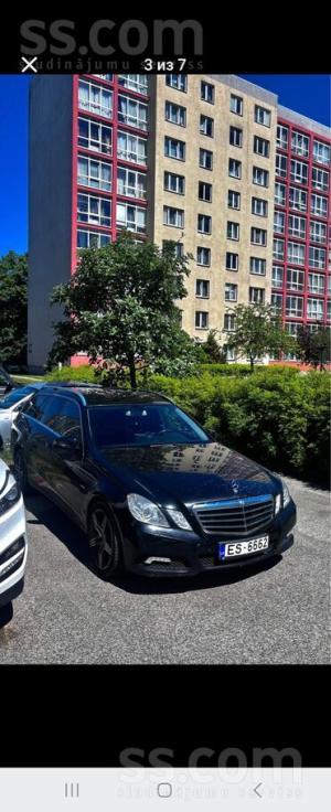 Melns Mercedes-Benz e-200 2010 Rīga, ar dzinēja tilpumu 2.00 L un nobraukumu 335 tūkst. km par 3500 €, foto  vietnē AUTOMOTO.COM.LV