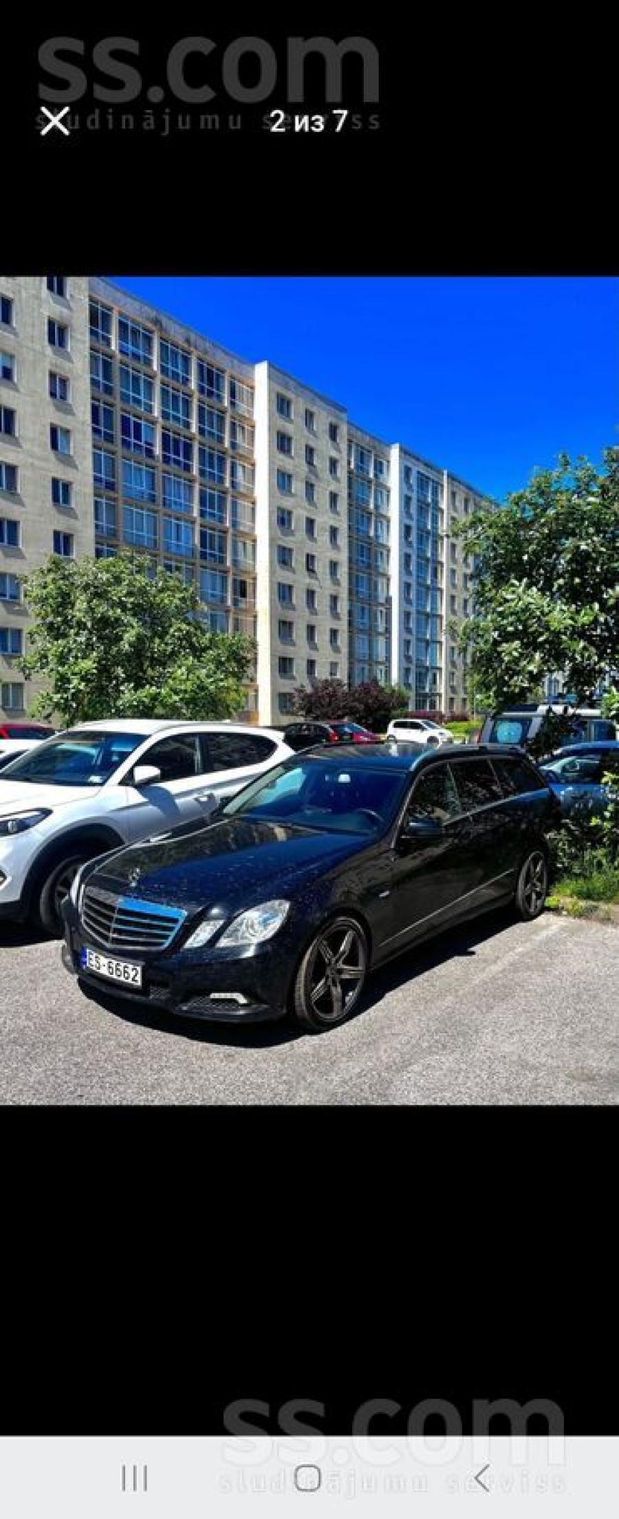 Черный Мерседес E 200 2010 в Рига, объемом двигателя 2.00 л и пробегом 335 тыс. км за 3500 €, фото 7 на AUTOMOTO.COM.LV