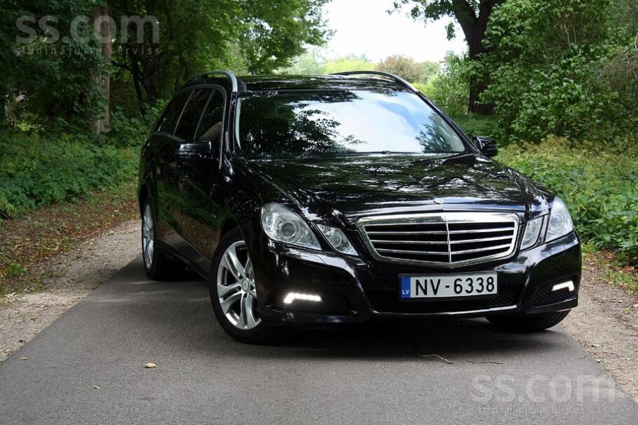 Melns Mercedes-Benz e-200 2010 Liepāja, ar dzinēja tilpumu 2.20 L un nobraukumu 280 tūkst. km par 7200 €, foto 1 vietnē AUTOMOTO.COM.LV