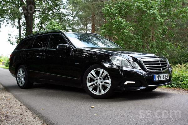 Черный Мерседес E 200 2010 в Лиепая, объемом двигателя 2.20 л и пробегом 280 тыс. км за 7200 €, фото 2 на AUTOMOTO.COM.LV