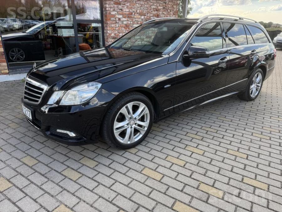 Melns Mercedes-Benz e-200 2010 Talsi, ar dzinēja tilpumu 2.10 L un nobraukumu 351 tūkst. km par 5995 €, foto 1 vietnē AUTOMOTO.COM.LV