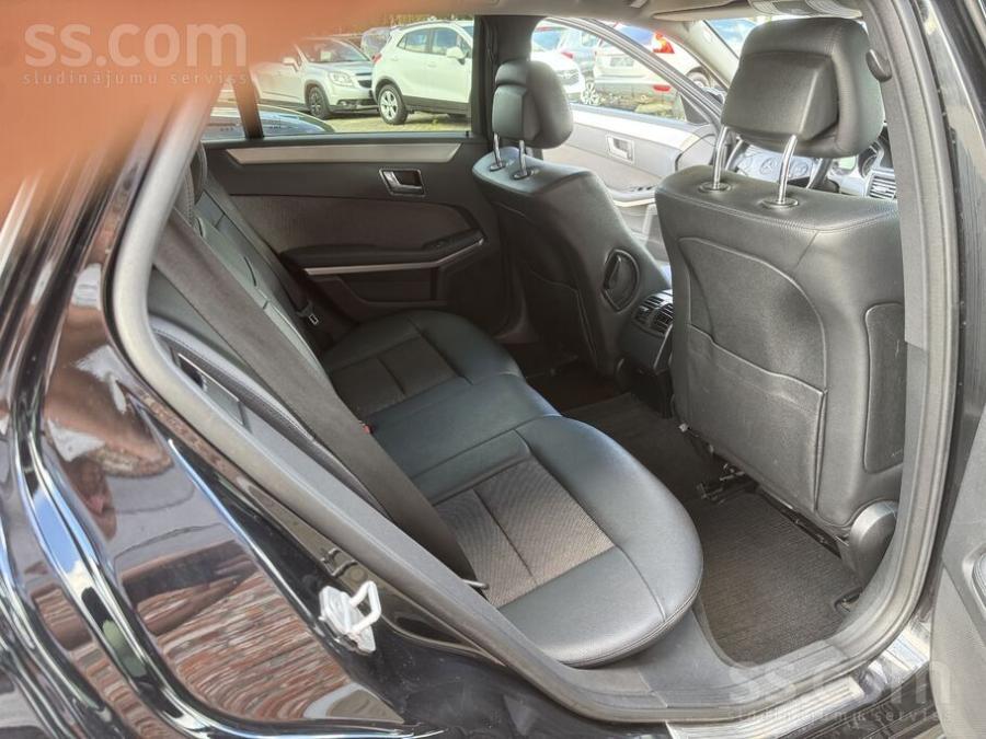 Melns Mercedes-Benz e-200 2010 Talsi, ar dzinēja tilpumu 2.10 L un nobraukumu 351 tūkst. km par 5995 €, foto 14 vietnē AUTOMOTO.COM.LV