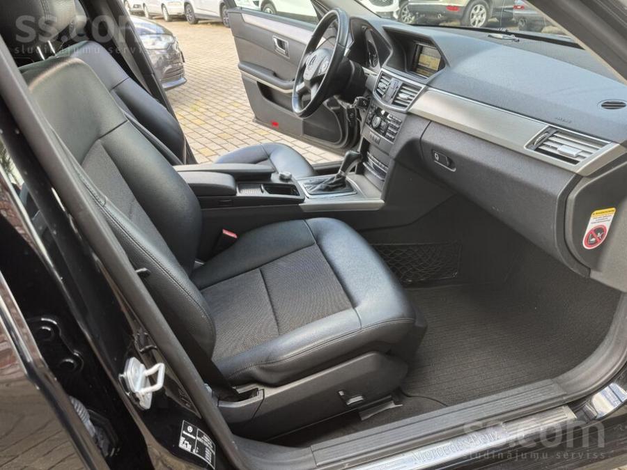 Melns Mercedes-Benz e-200 2010 Talsi, ar dzinēja tilpumu 2.10 L un nobraukumu 351 tūkst. km par 5995 €, foto 15 vietnē AUTOMOTO.COM.LV