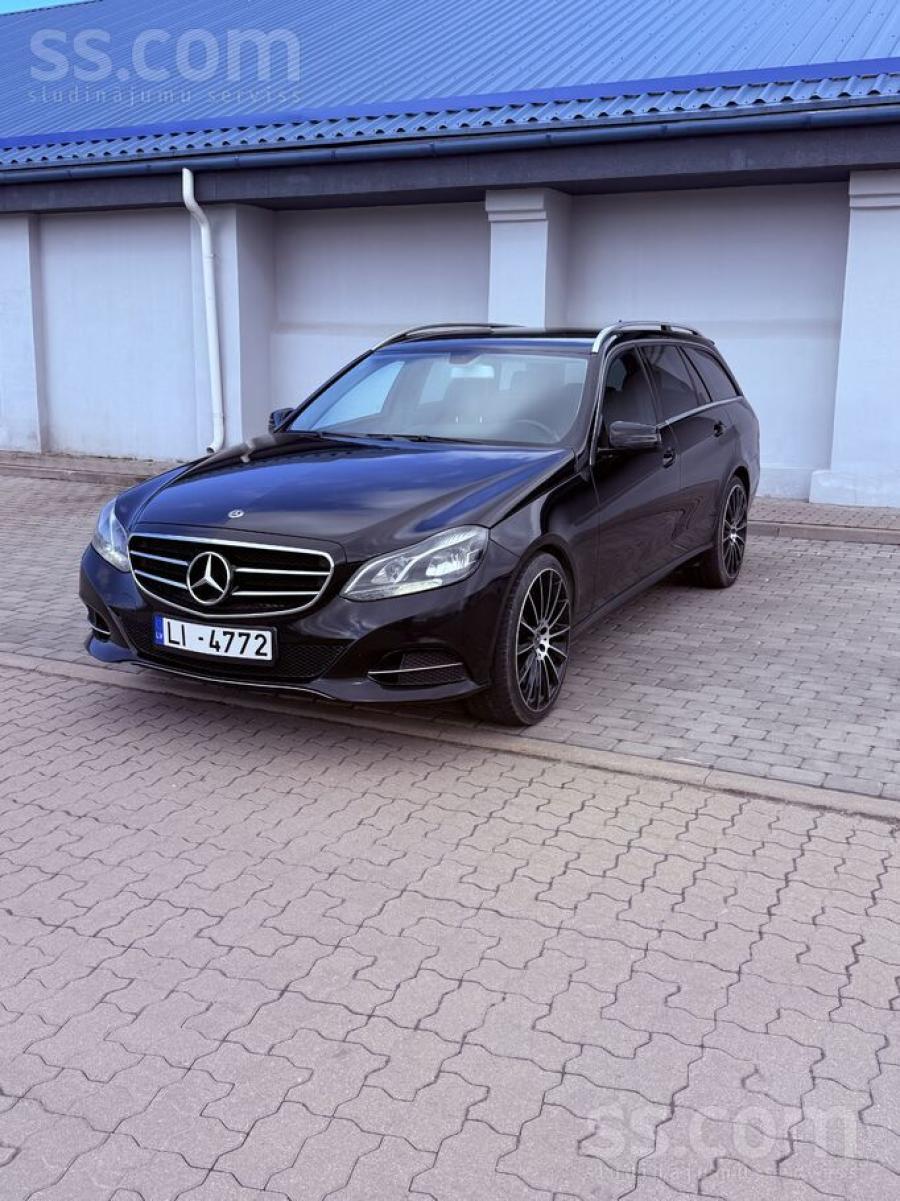 Melns Mercedes-Benz e-200 2013 Liepāja, ar dzinēja tilpumu 2.20 L un nobraukumu 275 tūkst. km par 8500 €, foto 1 vietnē AUTOMOTO.COM.LV
