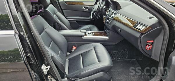 Black Mercedes-Benz e-200 2013 in Ogre, with an engine capacity of 2.20 L and mileage of 375 thousand km for 6100 €, photo 6 on AUTOMOTO.COM.LV