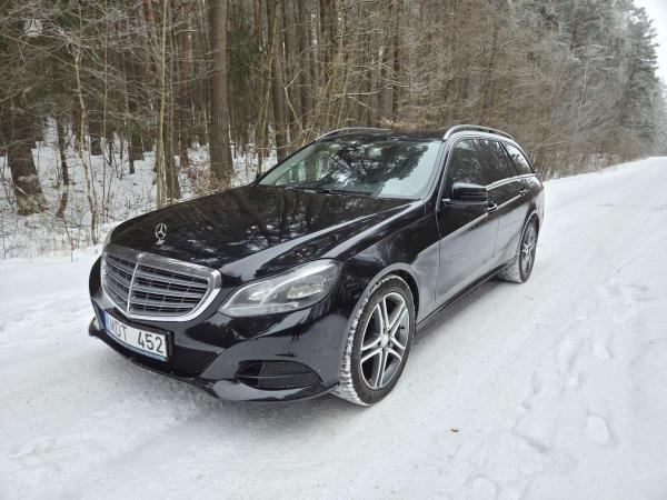 Black Mercedes-Benz e-200 2015 in Alytus, with an engine capacity of 2.10 L and mileage of 265 thousand km for 7499 €, photo 1 on AUTOMOTO.COM.LV