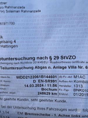 Melns Mercedes-Benz e-200 2015 Birštonas, ar dzinēja tilpumu 2.14 L un nobraukumu 315 tūkst. km par 6850 €, foto 13 vietnē AUTOMOTO.COM.LV