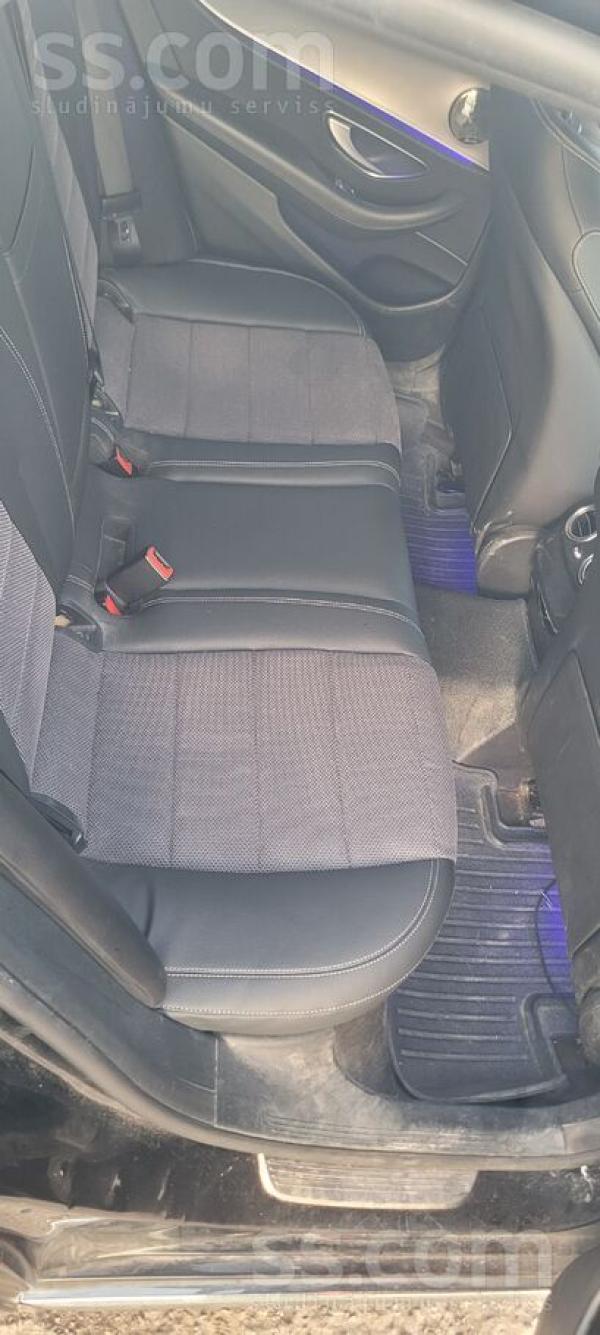 Black Mercedes-Benz e-200 2019 in Riga, with an engine capacity of 2.00 L and mileage of 400 thousand km for 7500 €, photo 5 on AUTOMOTO.COM.LV