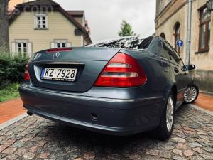 Blue Mercedes-Benz e-200 2005 in Cesis, with an engine capacity of 2.20 L and mileage of 0 thousand km for 1690 €, photo 6 on AUTOMOTO.COM.LV