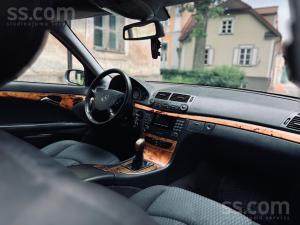 Blue Mercedes-Benz e-200 2005 in Cesis, with an engine capacity of 2.20 L and mileage of 0 thousand km for 1690 €, photo 14 on AUTOMOTO.COM.LV