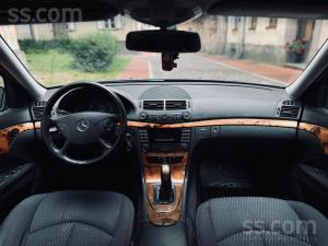 Blue Mercedes-Benz e-200 2005 in Cesis, with an engine capacity of 2.20 L and mileage of 0 thousand km for 1690 €, photo 15 on AUTOMOTO.COM.LV