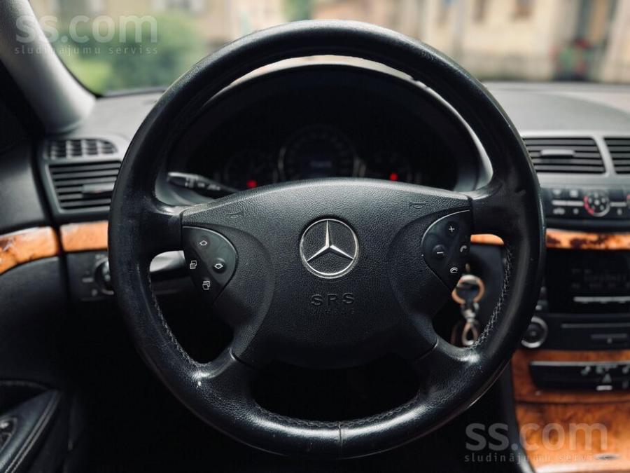 Blue Mercedes-Benz e-200 2005 in Cesis, with an engine capacity of 2.20 L and mileage of 0 thousand km for 1690 €, photo 23 on AUTOMOTO.COM.LV