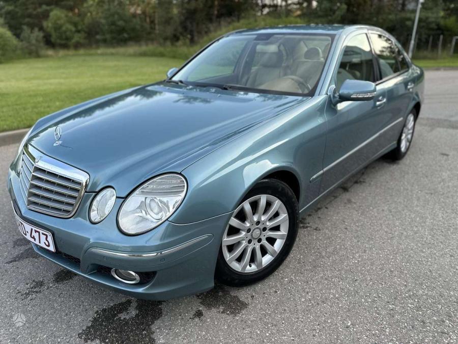 Blue Mercedes-Benz e-200 2008 in Utena, with an engine capacity of 2.20 L and mileage of 338 thousand km for 5250 €, photo 1 on AUTOMOTO.COM.LV