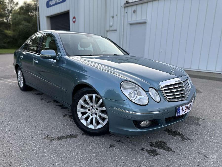 Blue Mercedes-Benz e-200 2008 in Utena, with an engine capacity of 2.20 L and mileage of 338 thousand km for 5250 €, photo 10 on AUTOMOTO.COM.LV