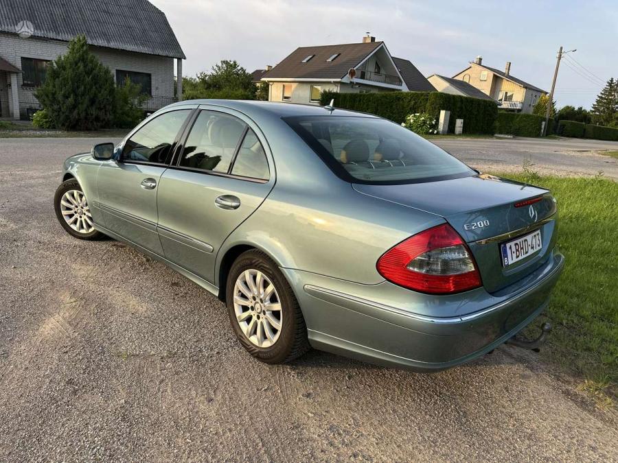 Blue Mercedes-Benz e-200 2008 in Utena, with an engine capacity of 2.20 L and mileage of 338 thousand km for 5250 €, photo 13 on AUTOMOTO.COM.LV