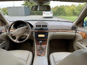 Blue Mercedes-Benz e-200 2008 in Utena, with an engine capacity of 2.20 L and mileage of 338 thousand km for 5250 €, photo 16 on AUTOMOTO.COM.LV