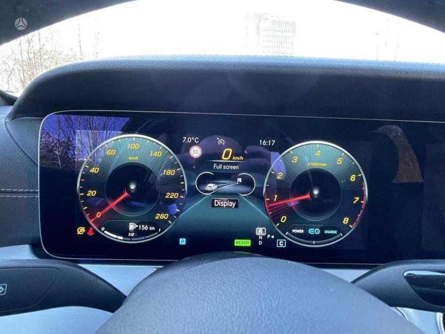 Blue Mercedes-Benz e-200 2021 in Vilnius, with an engine capacity of 1.99 L and mileage of 81 thousand km for 25900 €, photo 18 on AUTOMOTO.COM.LV