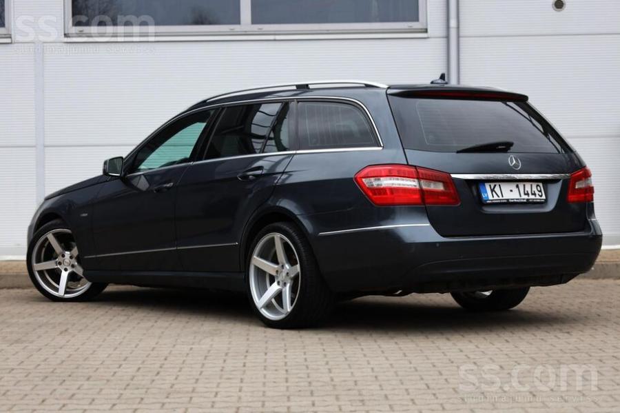 Синий Мерседес E 200 2010 в Рига, объемом двигателя 2.20 л и пробегом 0 тыс. км за 4995 €, фото 6 на AUTOMOTO.COM.LV