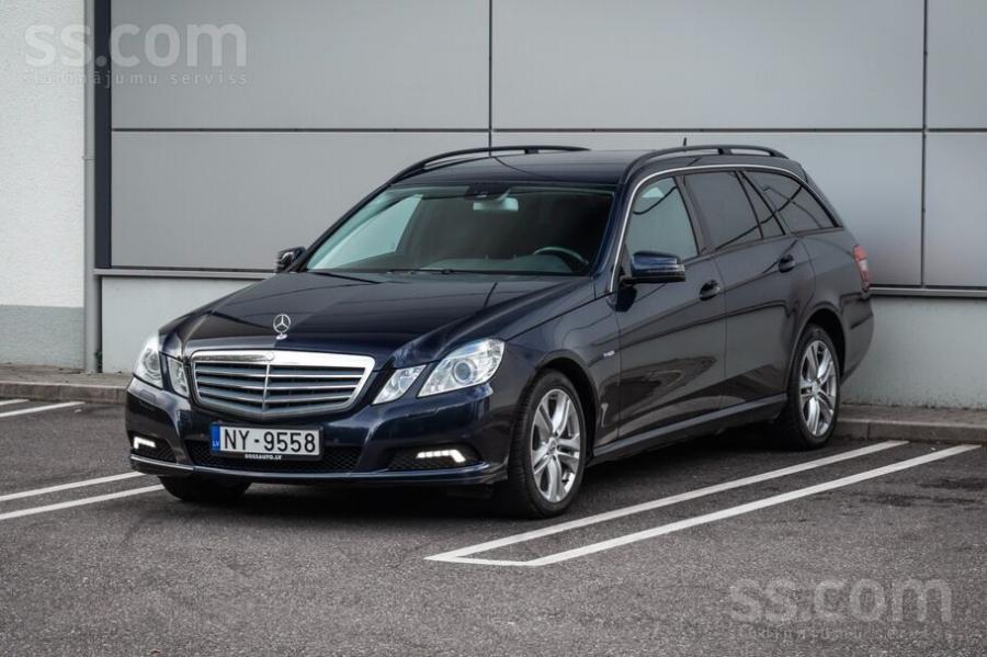Blue Mercedes-Benz e-200 2010 in Riga, with an engine capacity of 2.10 L and mileage of 0 thousand km for 3750 €, photo 1 on AUTOMOTO.COM.LV